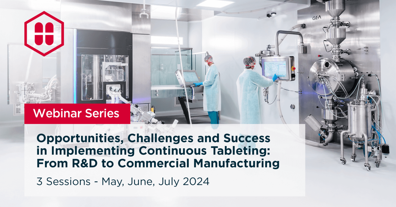 Webinar - All you need to know about Continuous Tableting | Hovione